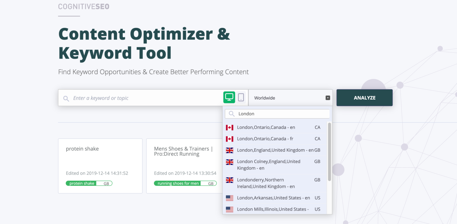 CognitiveSEO Keyword Tool Review