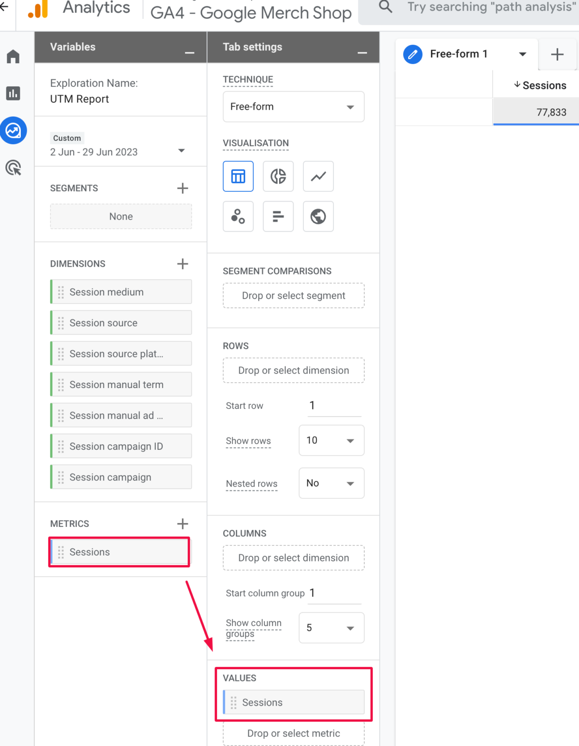 UTM parameters in Google Analytics 4 (GA4)