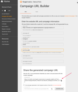 UTM parameters in Google Analytics 4 (GA4)