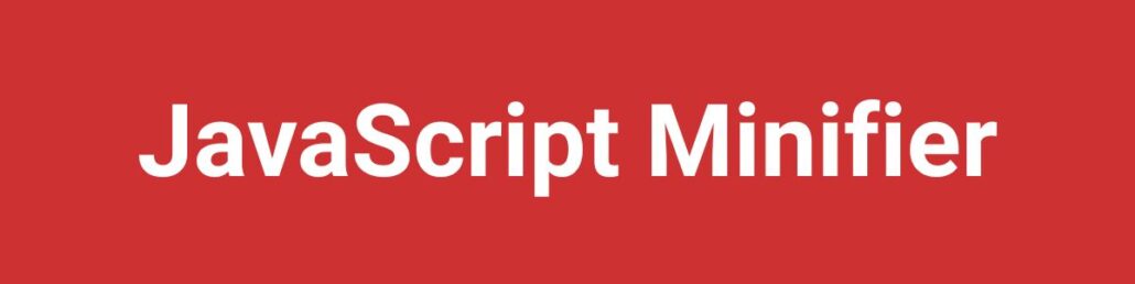 JavaScript Minifier Online (Free)